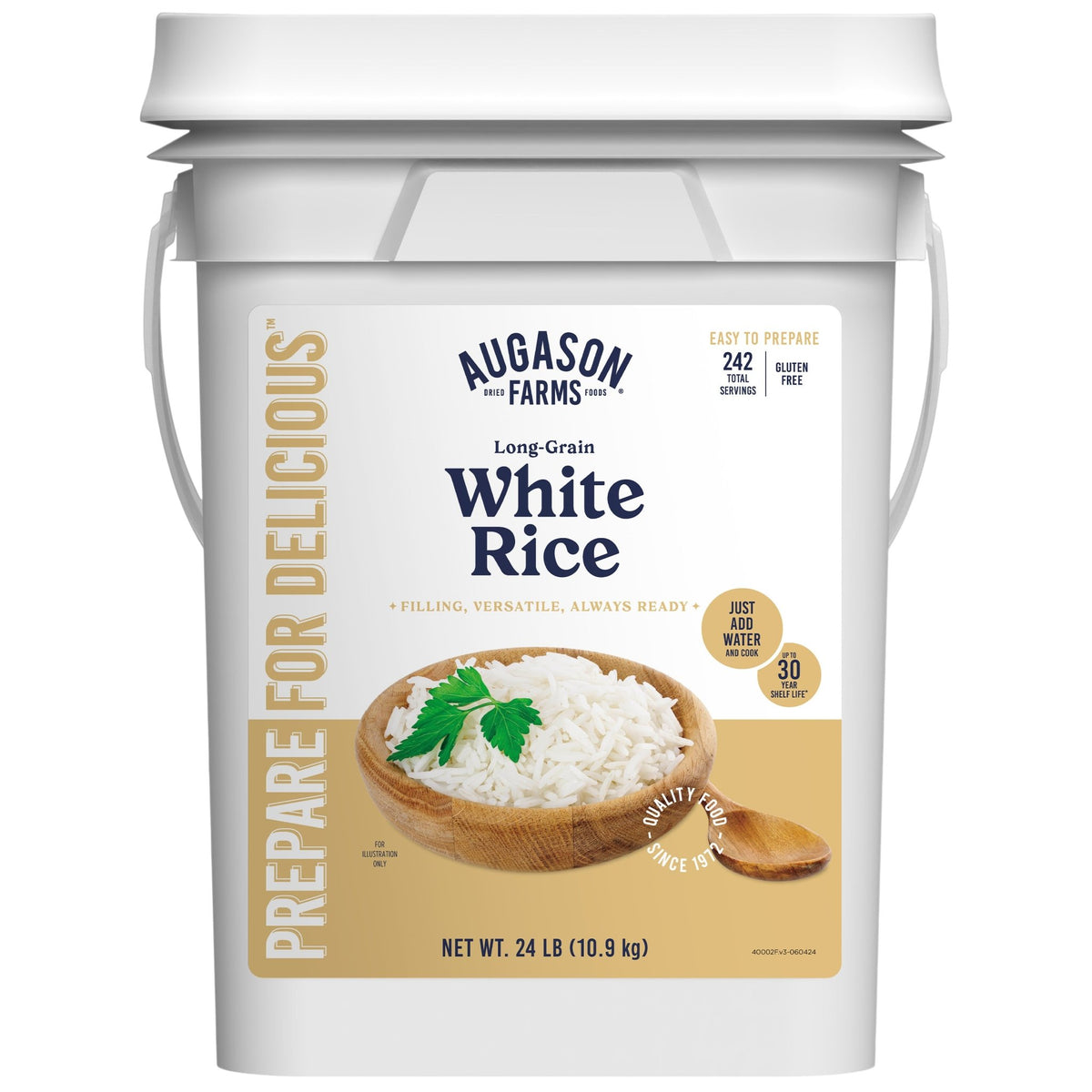 Long Grain White Rice - Augason Farms