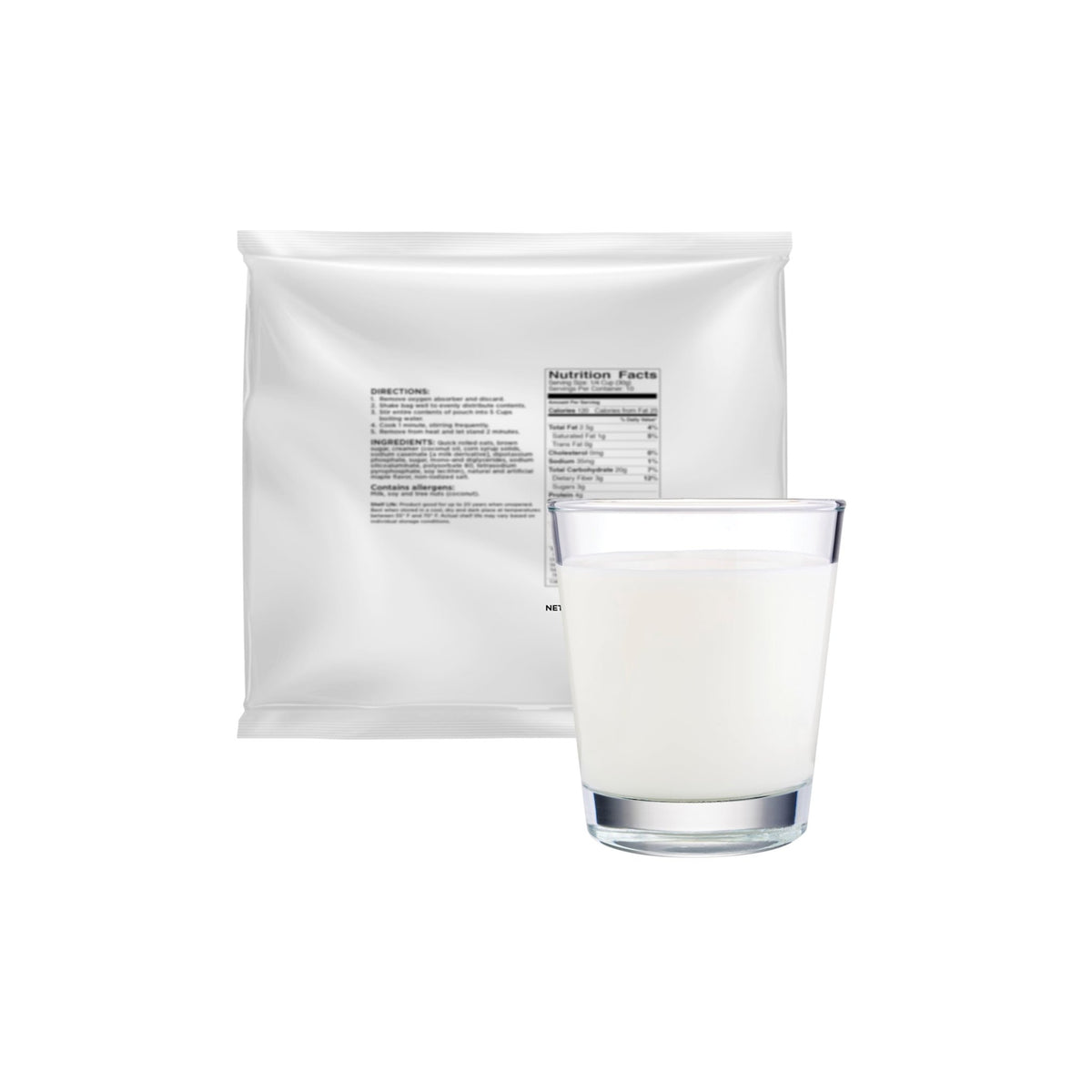 Morning Moo's Whey Milk Alternative Pouch, 20 Servings - Augason Farms