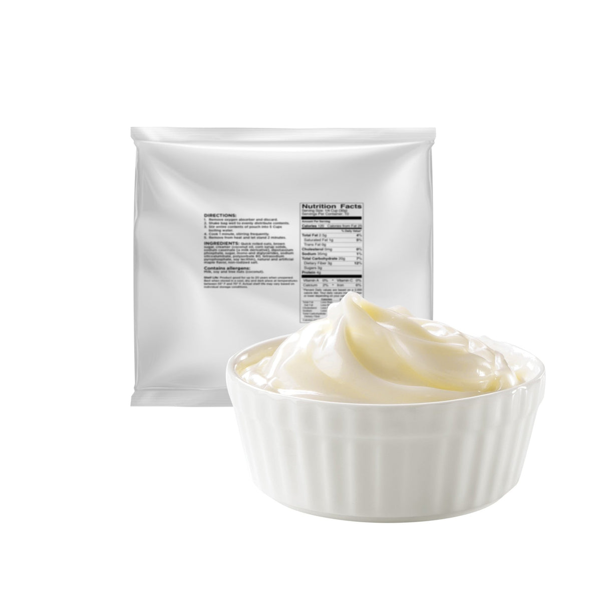 Vanilla Pudding Pouch, 10 Servings - Augason Farms